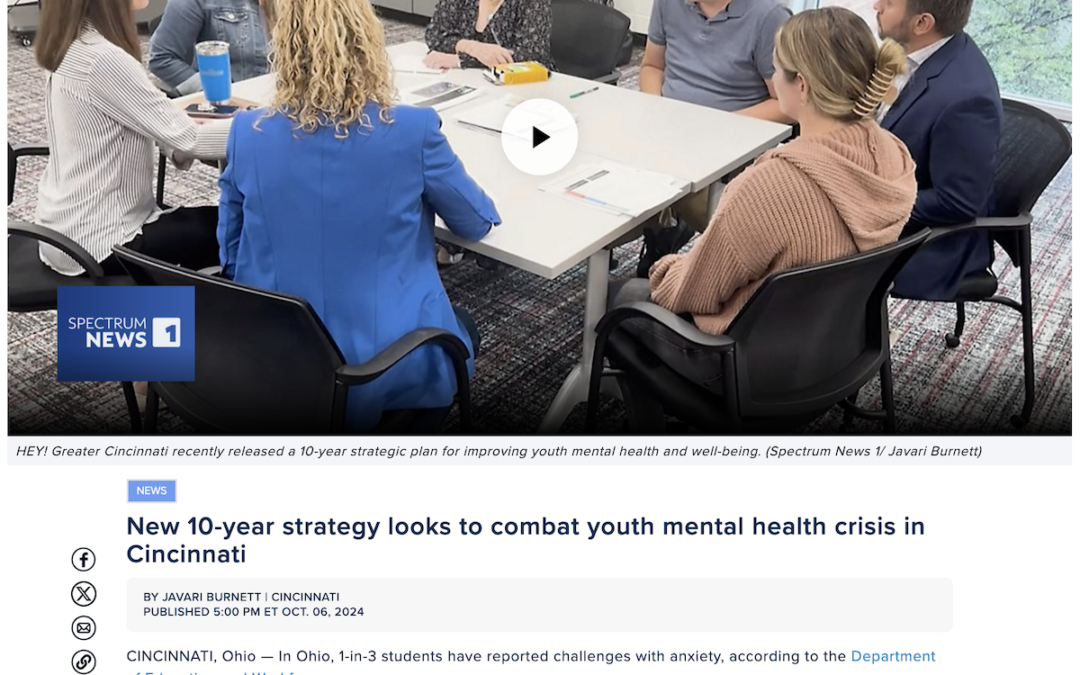 Spectrum News 1 talks to HEY! youth fellow about new strategic plan - HEY!